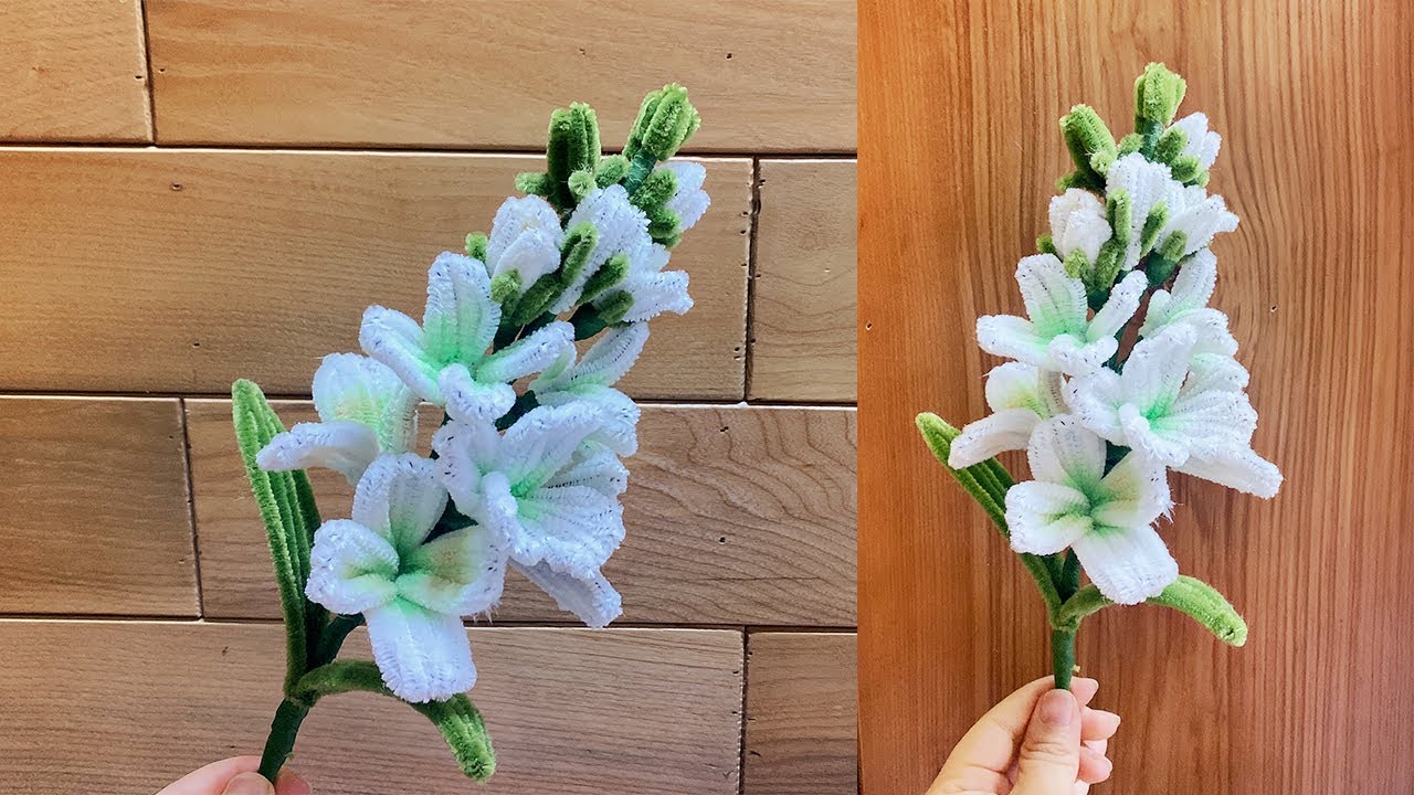 DIY Easy pipe cleaner Flower | How To Make Flower From PiPe Cleaner ...
