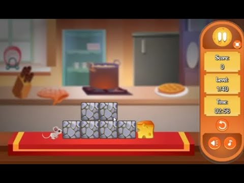 Mouse and cheese puzzle game level1 to level10 complete - YouTube
