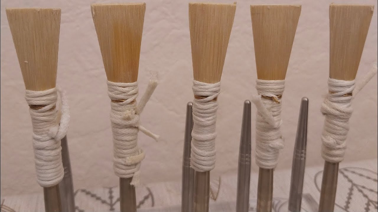 Reed Making Process LiVe - YouTube