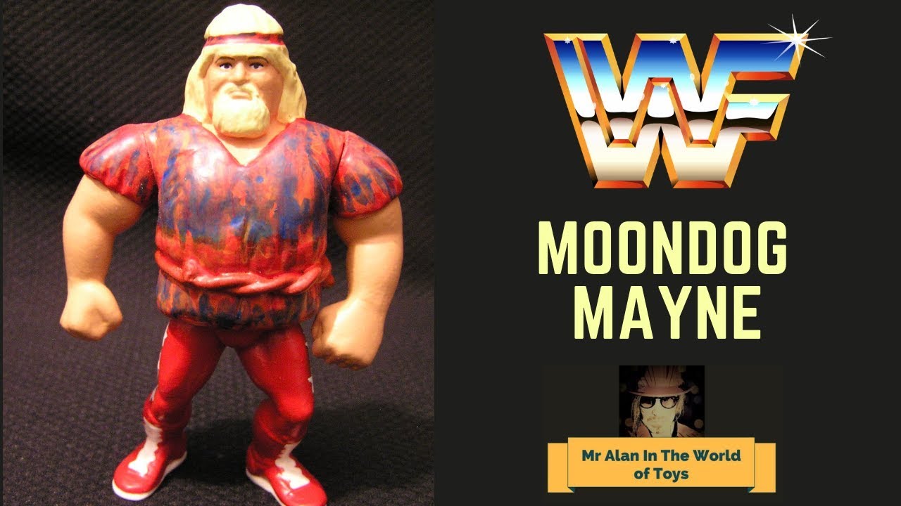 WWF Hasbro Custom Action Figure Moondog Mayne Review - YouTube