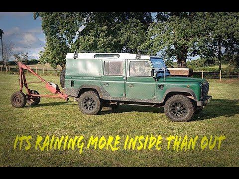Fix a leaking land rover Defender sunroof - YouTube