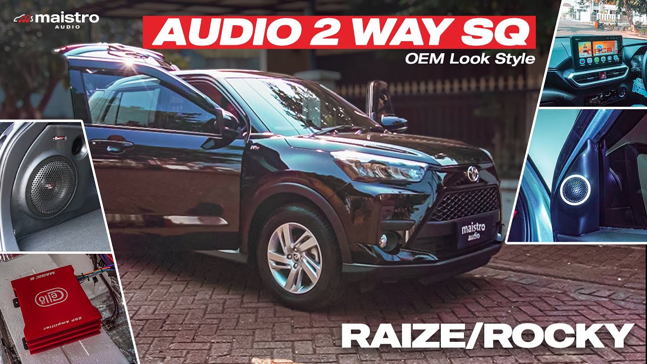 TOYOTA RAIZE UPGRADE AUDIO 2 WAY PREMIUM SOUND QUALITY | SPEAKER ...