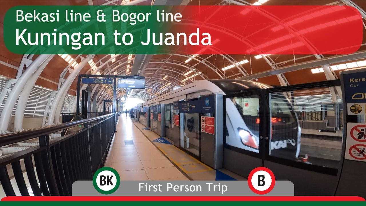 LRT & KRL FPV : Kuningan to Juanda - YouTube