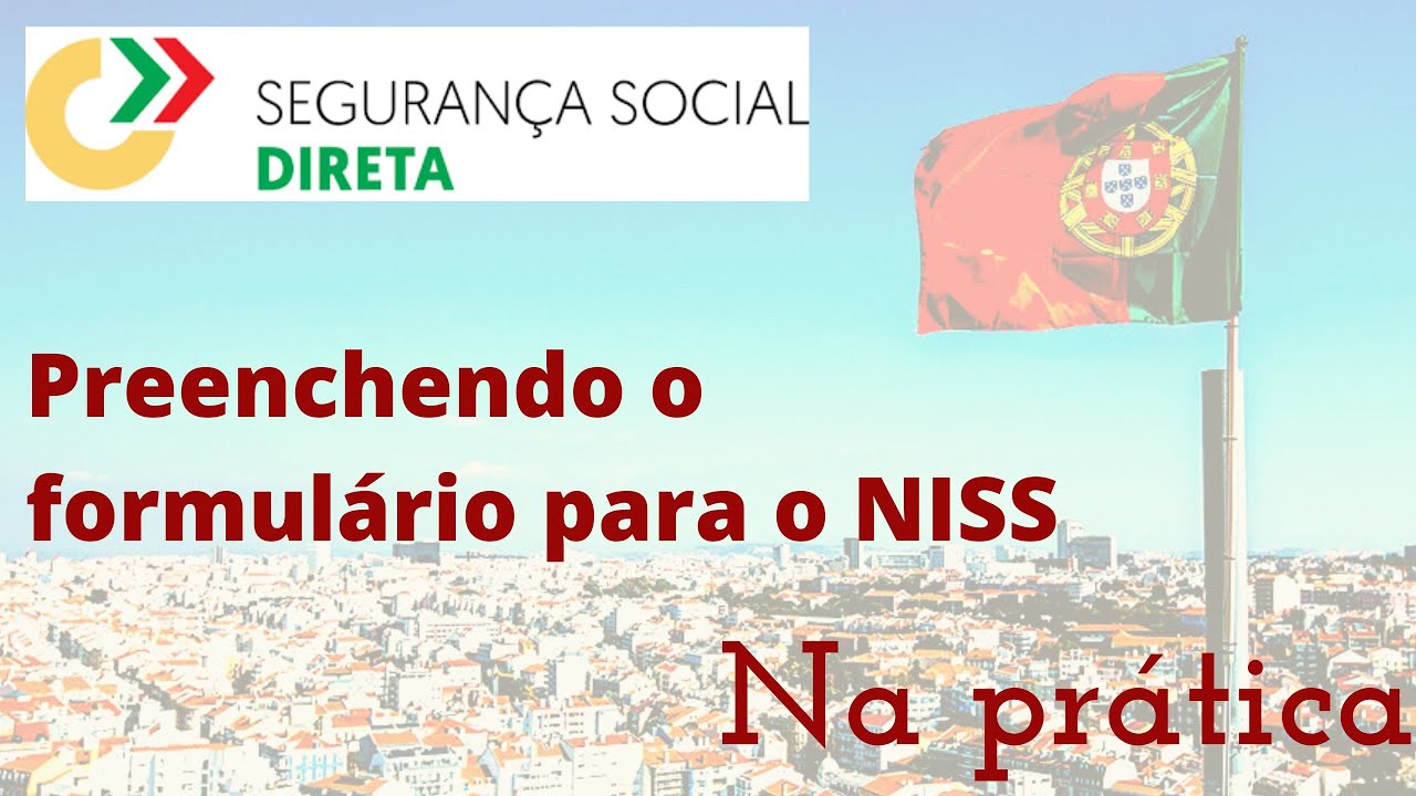 NISS na hora. Como preencher o formulário RV_1006 na prática. Passo a ...