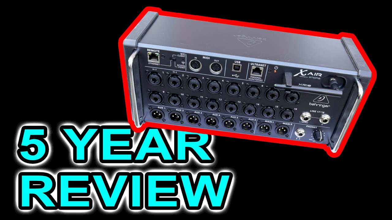 Behringer X-Air XR18 // Long term review // Worth it in 2025 ? // Edit ...