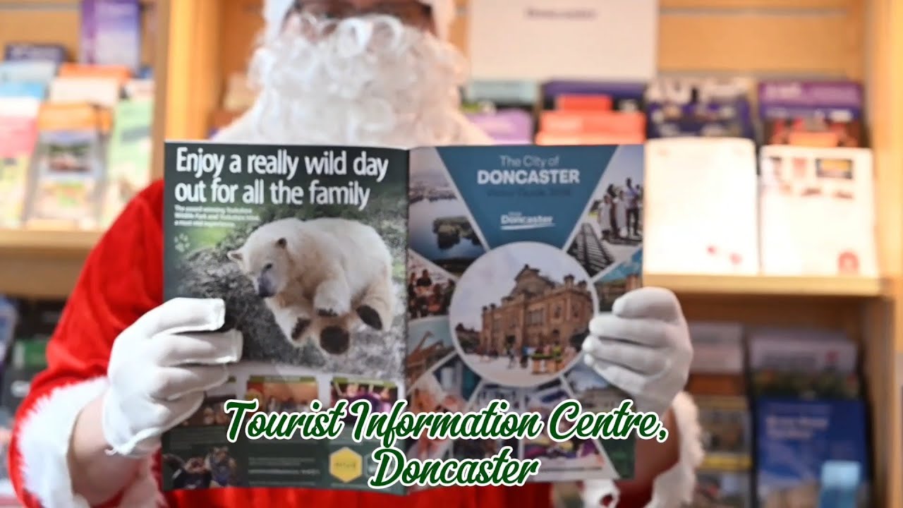 Santa shops at the Doncaster Tourist Information Centre - YouTube
