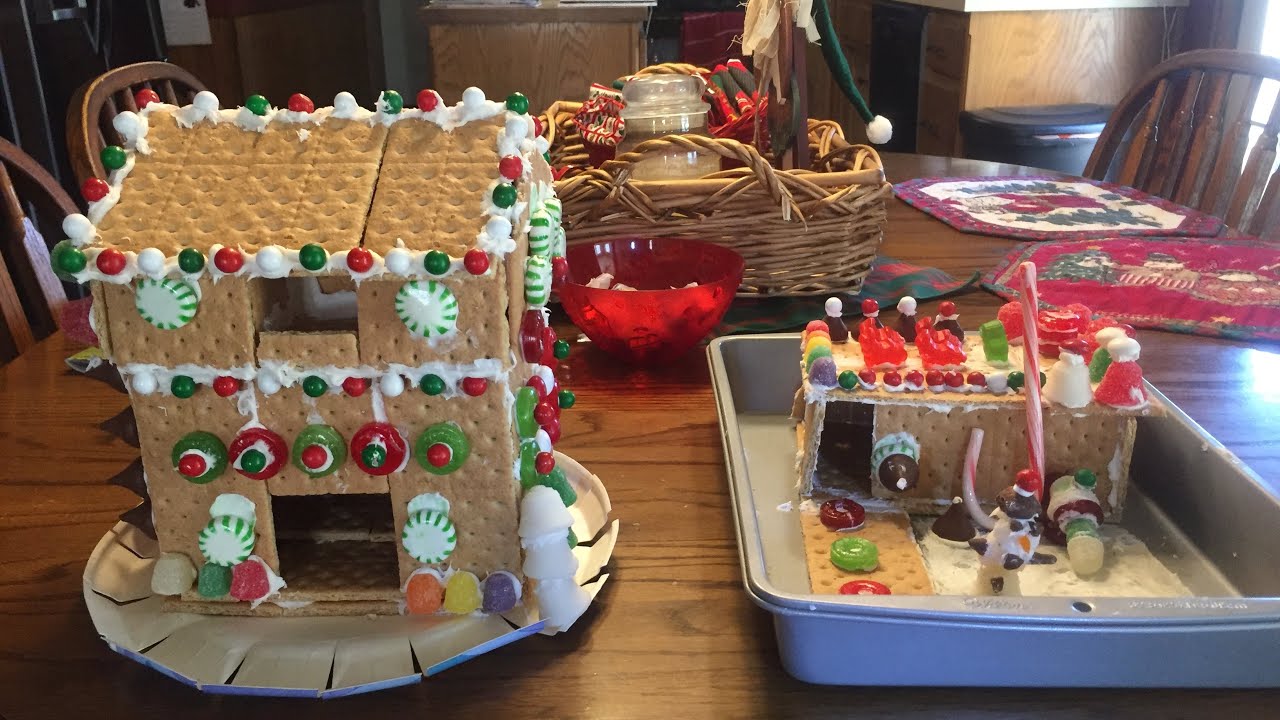 GINGERBREAD HOUSE BUILDING CONTEST! - YouTube