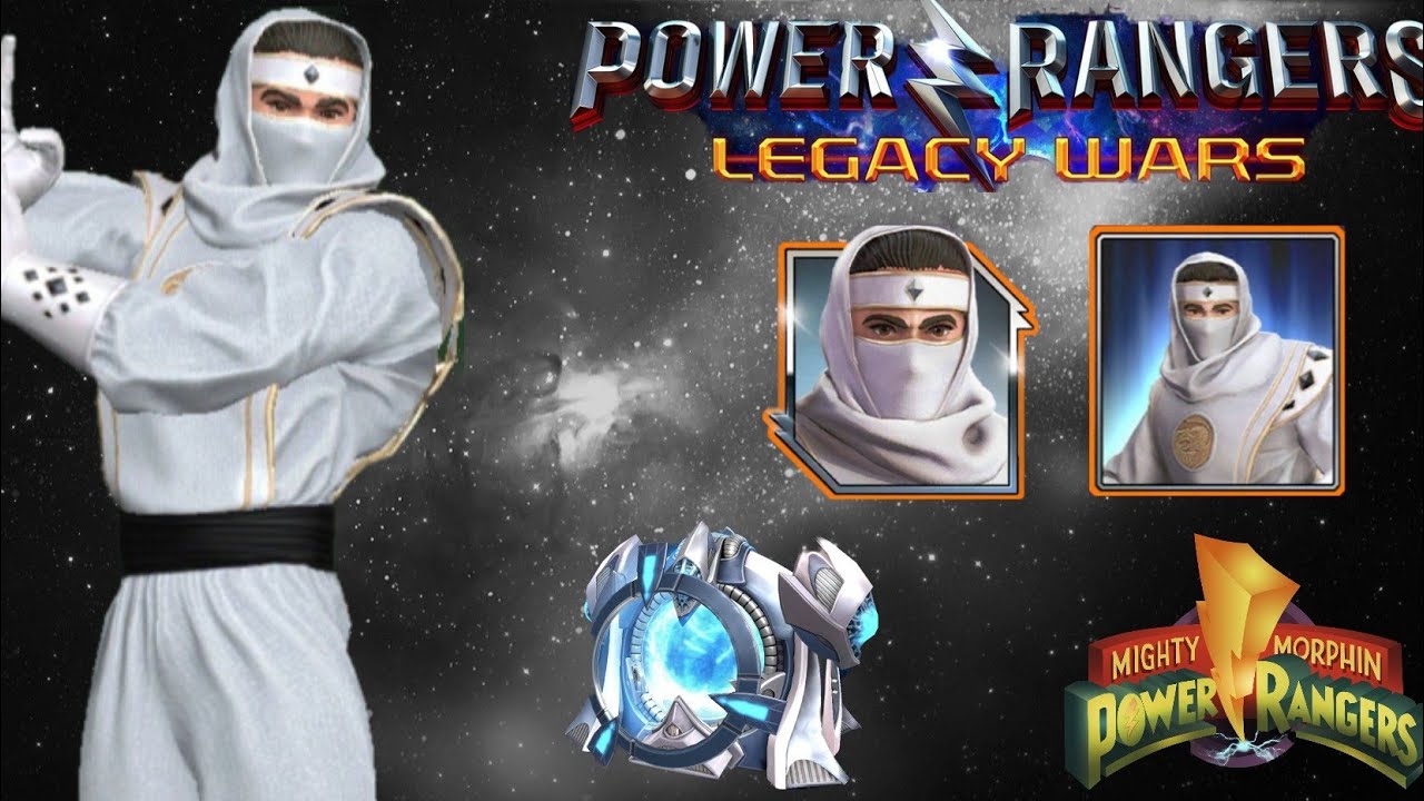 White Ninjetti Ranger Unboxing ~ Power Rangers Legacy Wars - YouTube
