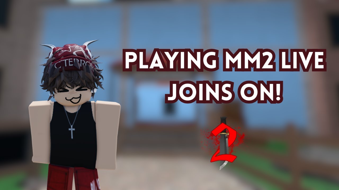 Playing MM2 Live | Joins On! - YouTube