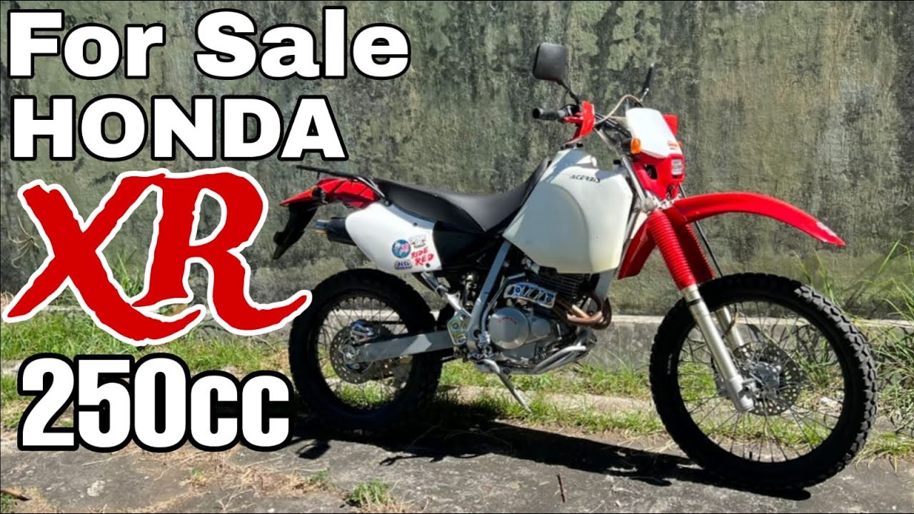 Review Honda XR 250r dijual Honda XR 250 r trail klasik langka unik ...