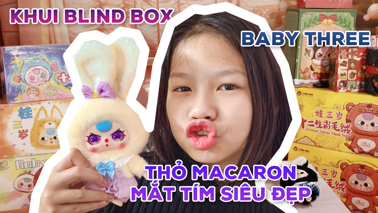 KHUI BLIND BOX CÙNG BÉ XÍU - PART 3: BABY THREE THỎ THỊ TRẤN - EM MẮT ...