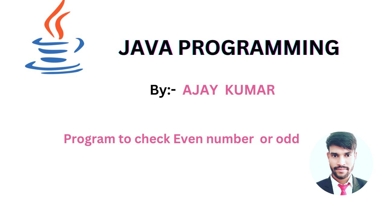 Program To Check Whether A Number Is Even Or Odd YouTube Program To Check Whether A Number Is Even Or Odd YouTube