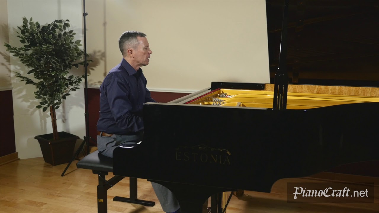 Michael Adcock Scarlatti K87 Estonia Concert Grand 274 - YouTube