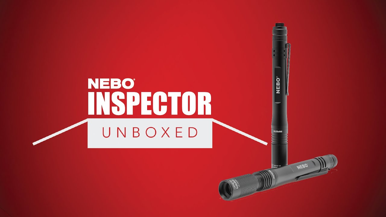NEBO Unboxed: INSPECTOR - Powerful & Waterproof Pocket Light - YouTube