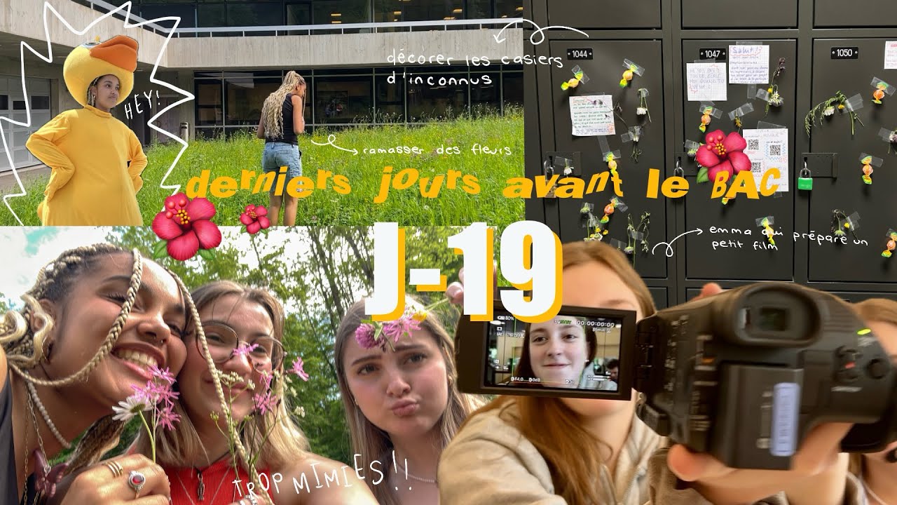 J-19 au BAC : cueillir des fleurs en cours de français 🌼- EP.2 - YouTube