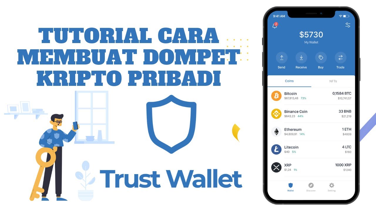 Cara Membuat Dompet Kripto Pribadi Menggunakan Trust Wallet [DEX Wallet ...