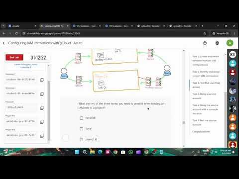 Configuring IAM Permissions with gCloud - Azure | Arcade 2024 #GSP1119#arcade#goolgecloud# ...