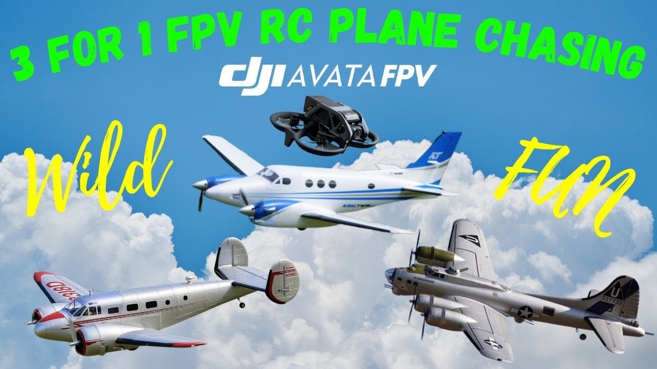 DJI AVATA FPV DRONE CHASING RC AIRPLANES - YouTube