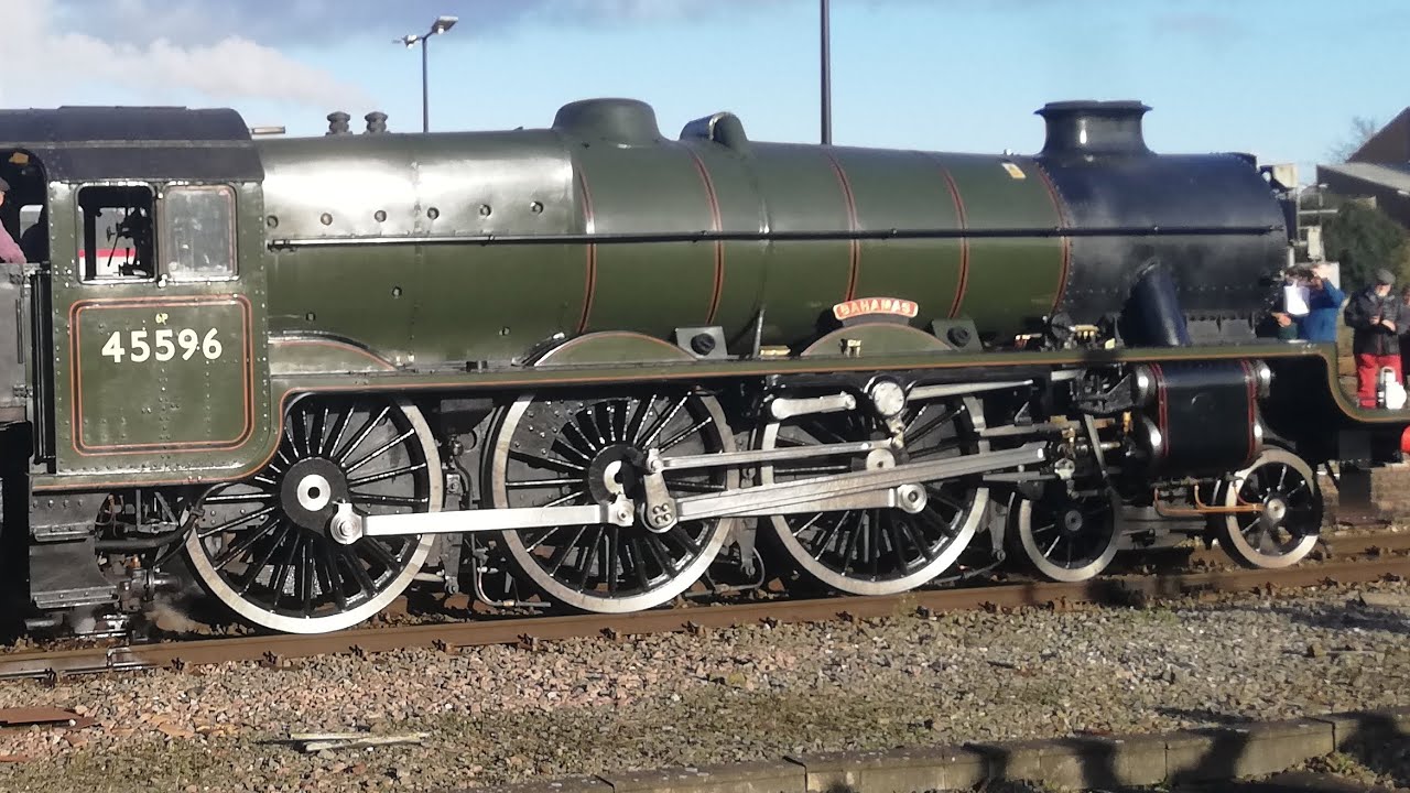 Double Stanier spectacular at Chester! 45596 AND 6233! 19/11/22 - YouTube