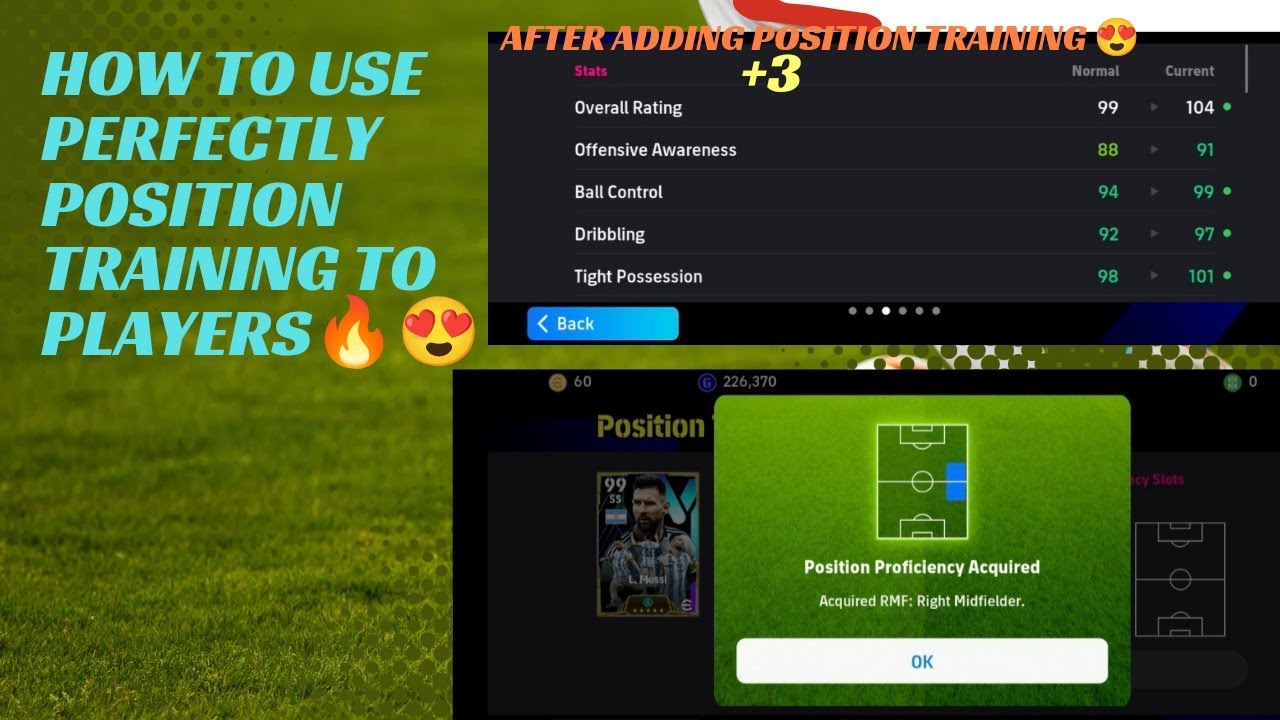 How to use perfectly 😍position Training😍 to players💥🔥 in efootball2024# ...