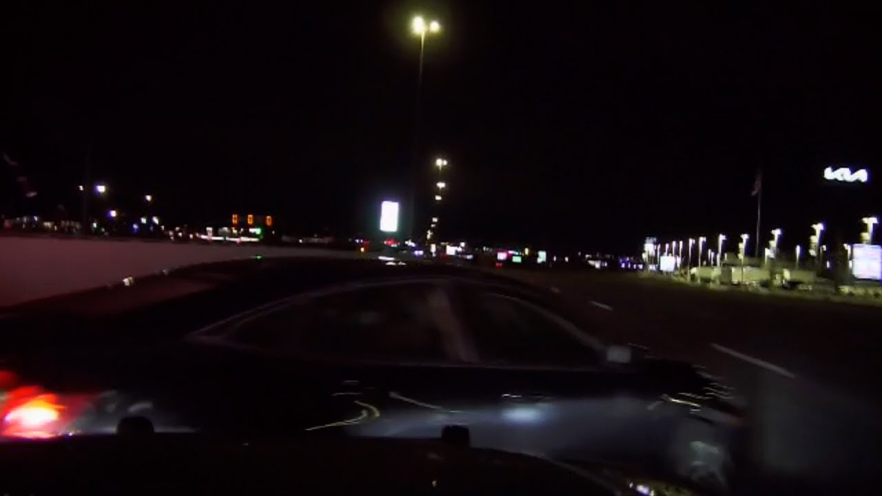 DASH CAM: 12-year-old caught on dashcam driving down freeway - YouTube