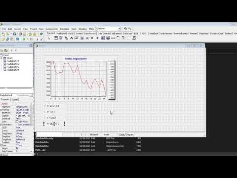 Tutorial Pembuatan Grafik Menggunakan Delphi - YouTube
