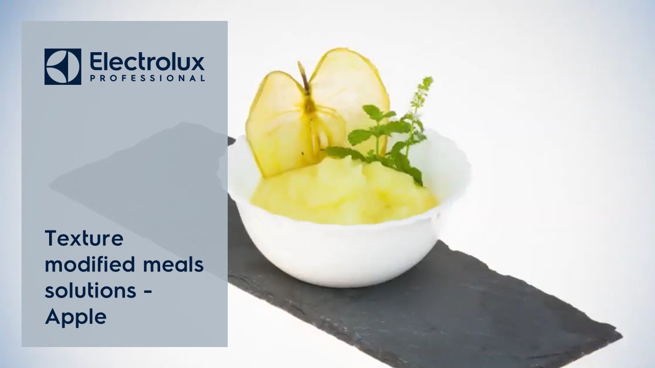 Texture modified meals solutions - Apple | Electrolux Professional ...