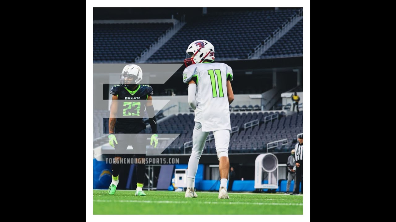 Dream All-American 2023 Highlights AC Swadling #11 WR - YouTube