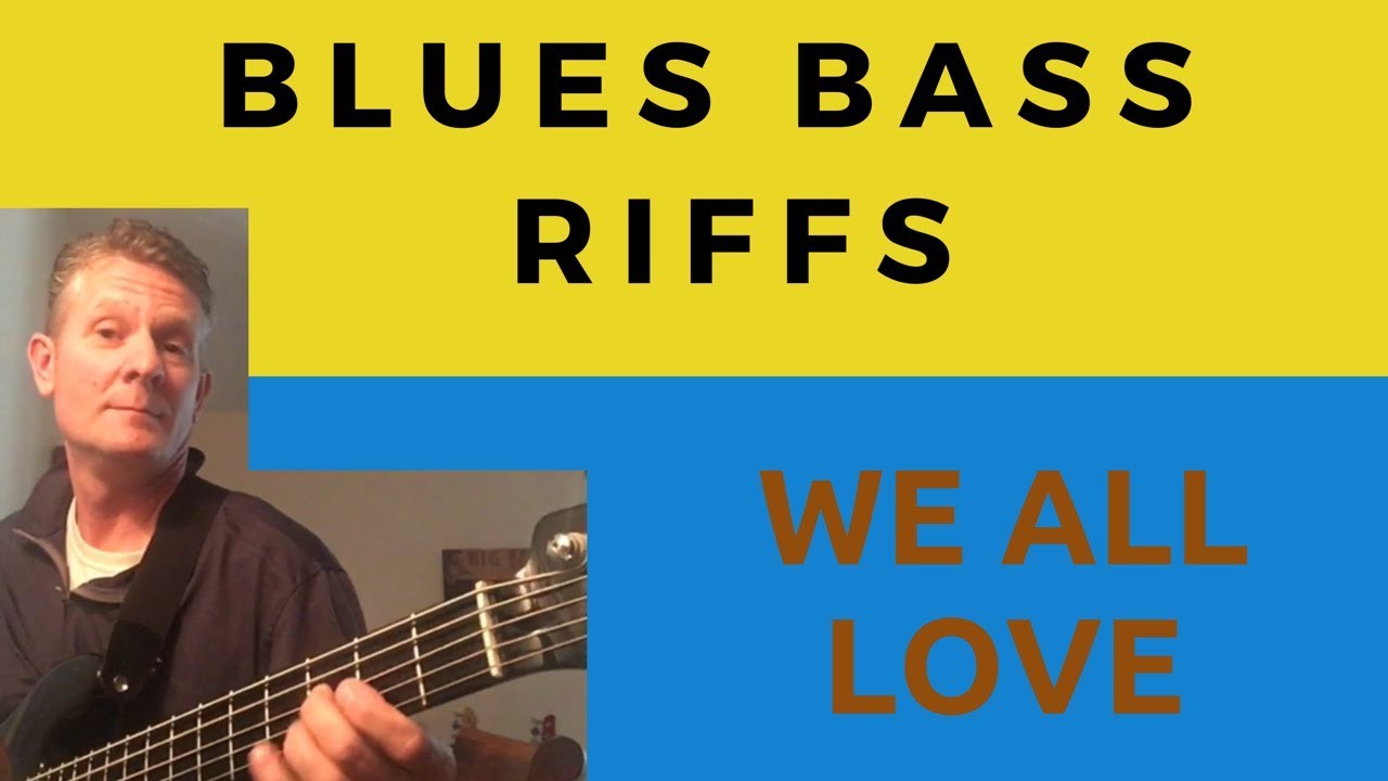 Blues bass riffs-blues riff for bass guitar - YouTube