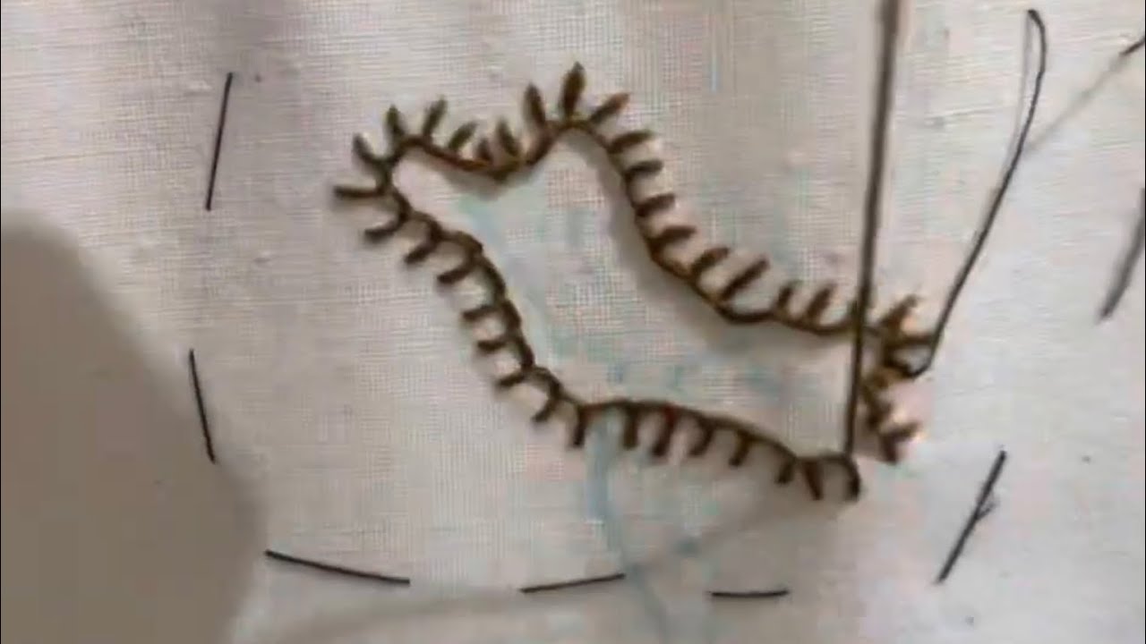 Tutorial Membuat Sulaman Lekapan Inkrustasi - YouTube