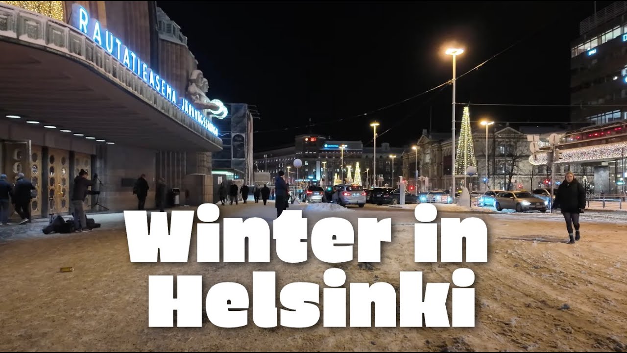 Winter Wonderland in Helsinki | 4K Nordic Snow Walk | Finland 2025 ...