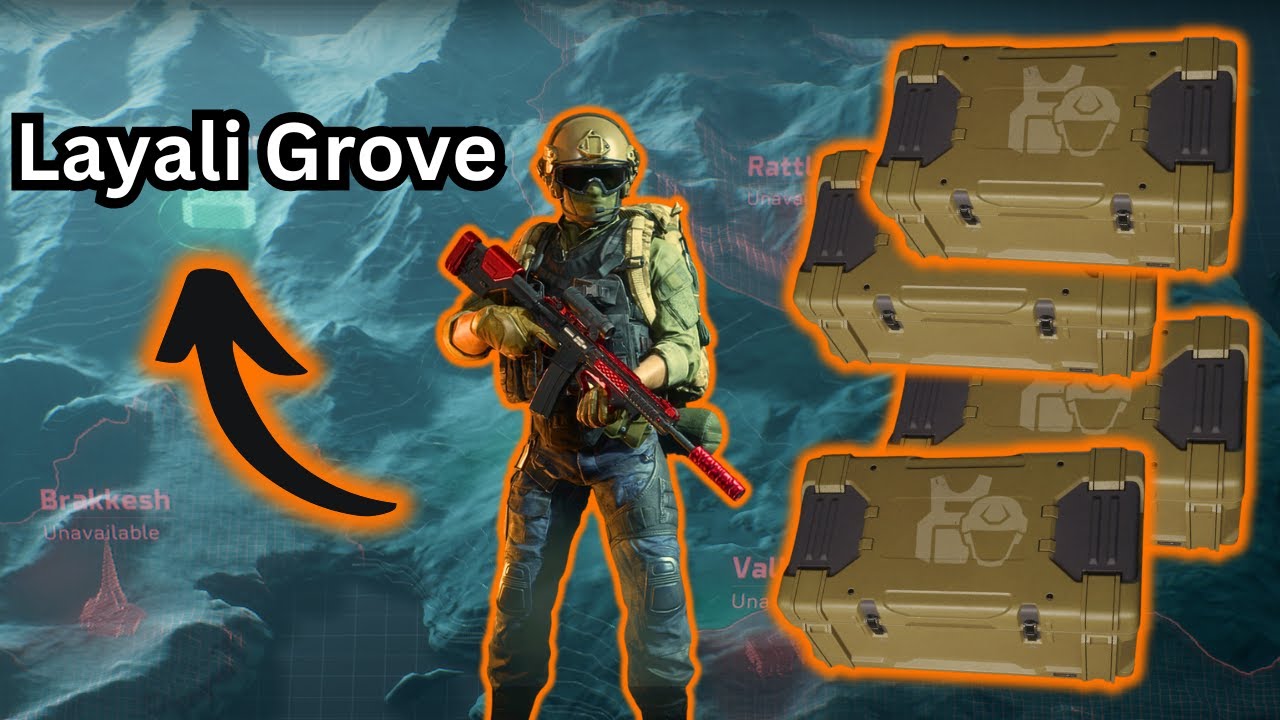 Delta Force Hawk Ops - Secret Free Legendary Items on Layali Grove ...