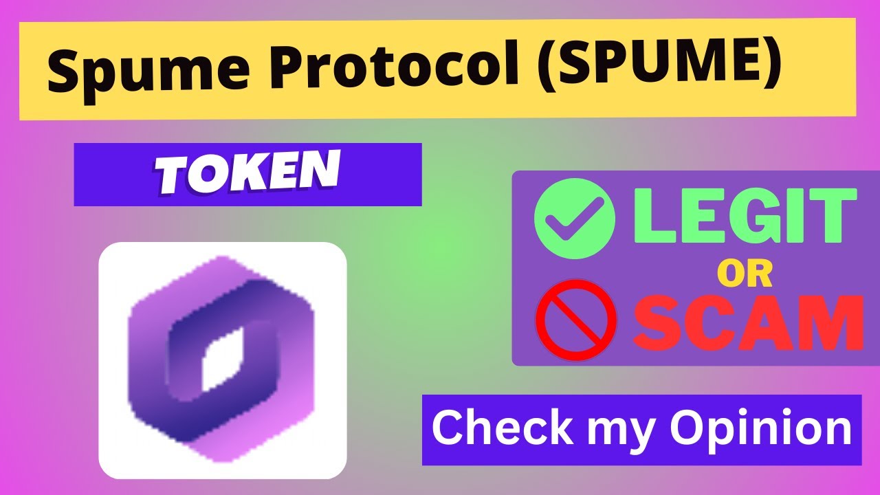 Is Spume Protocol (SPUME) Token Legit or Scam ?? - YouTube