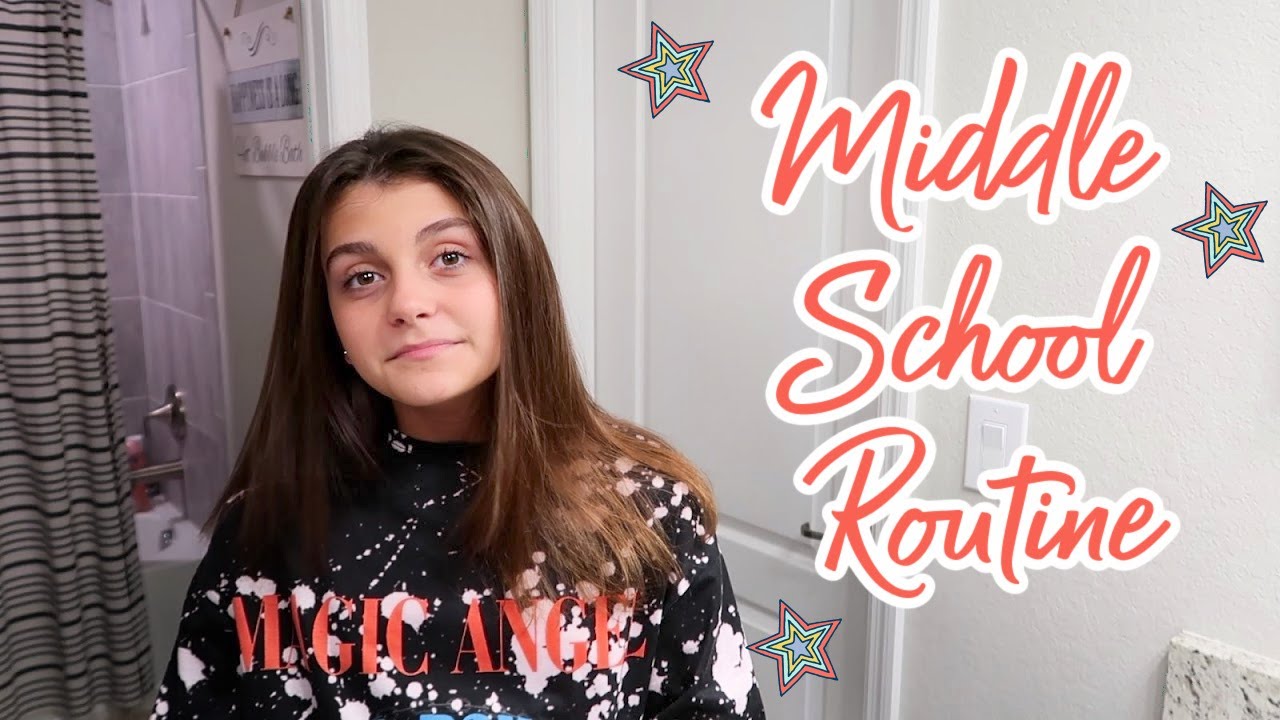 MIDDLE SCHOOL HAIR AND MAKEUP ROUTINE! MY FIRST GRWM! EMMA AND ELLIE ...