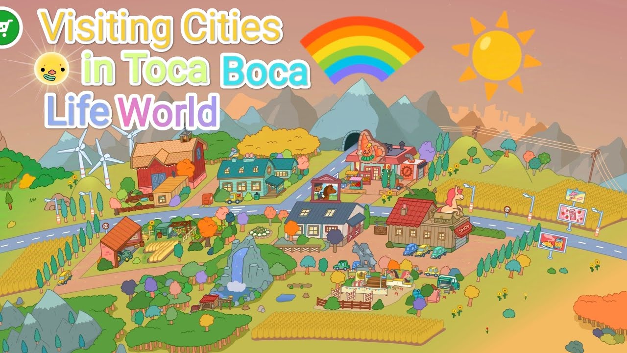 Episode_6_Visiting all cities😱😱 in Toca Boca life world 🌍 - YouTube