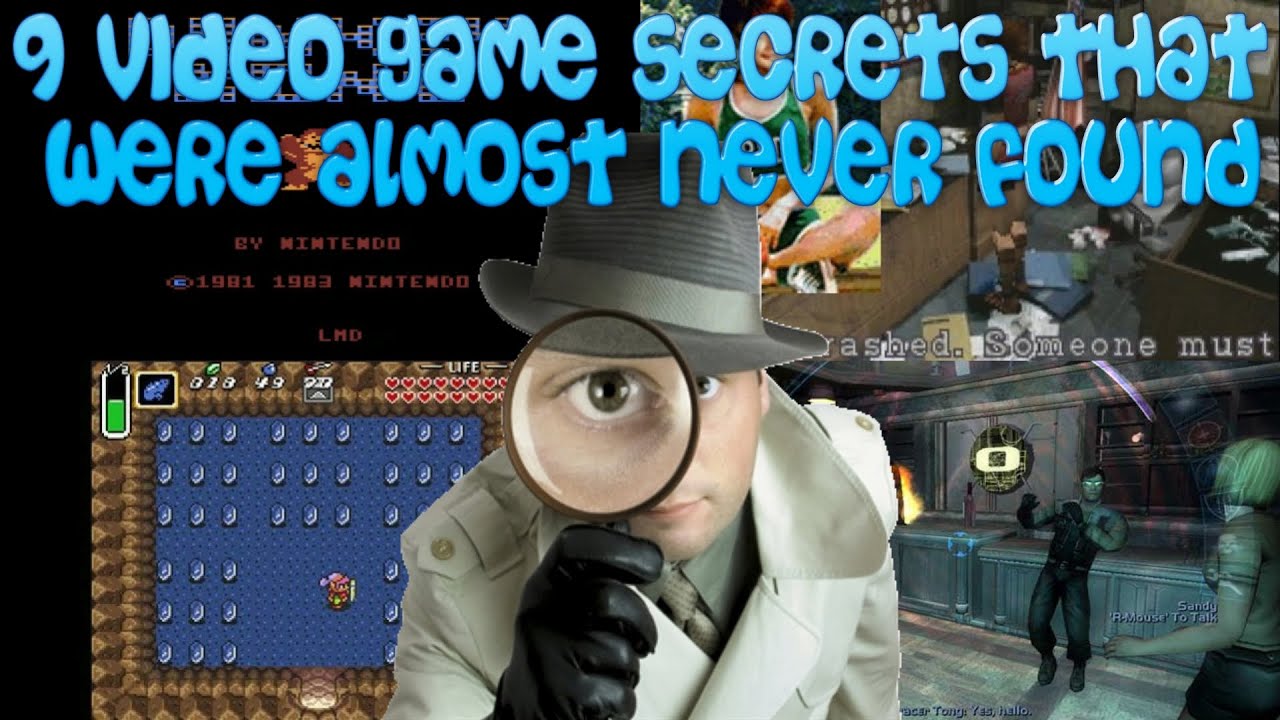 9 video game secrets that were almost never found - YouTube