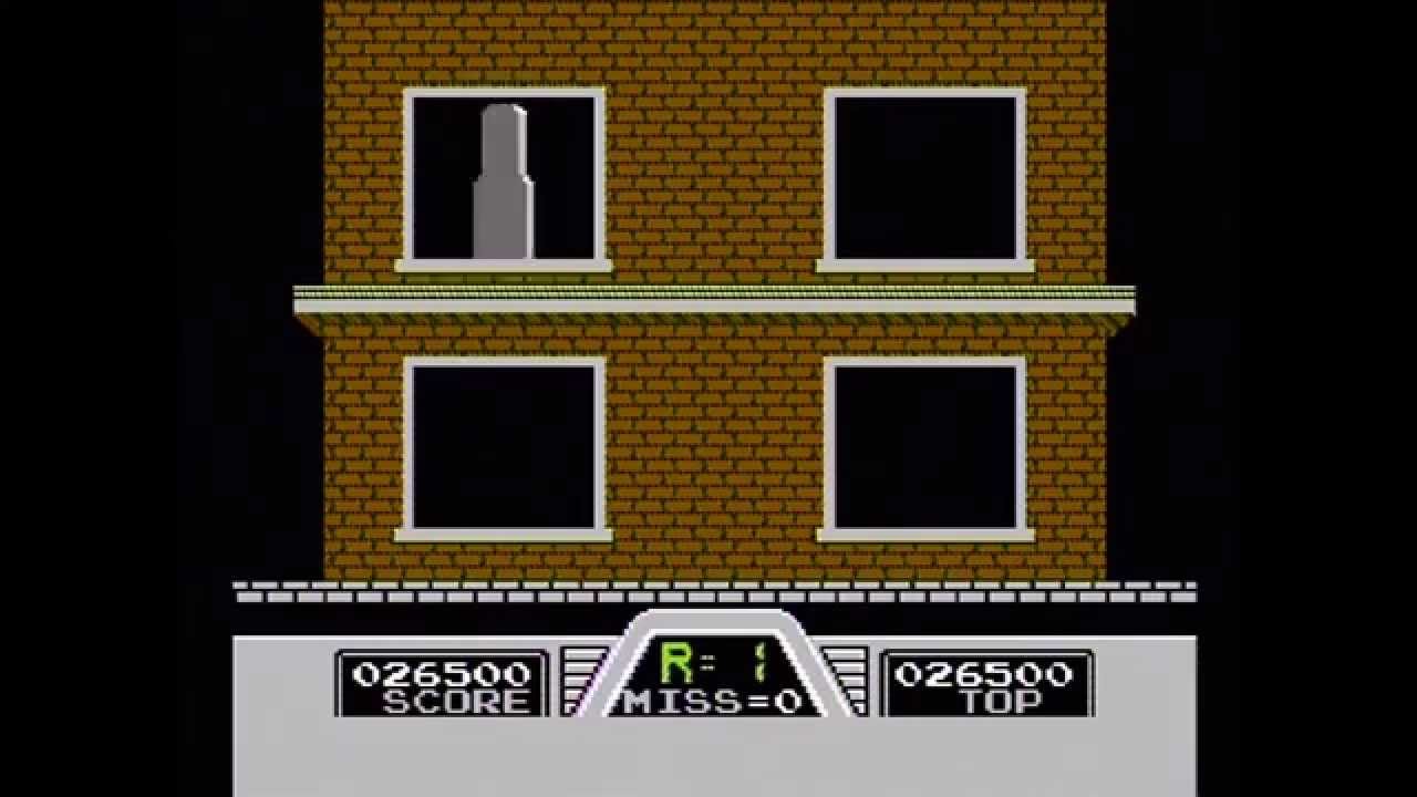 Hogan's Alley - Game B (Actual NES Capture) - YouTube