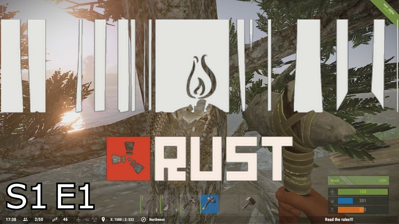 Rust | Going to build a mansion (just gathering resources today though ...