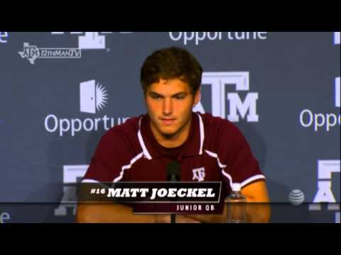 Matt Joeckel: 09-03 TAMU Weekly Press Conference - YouTube