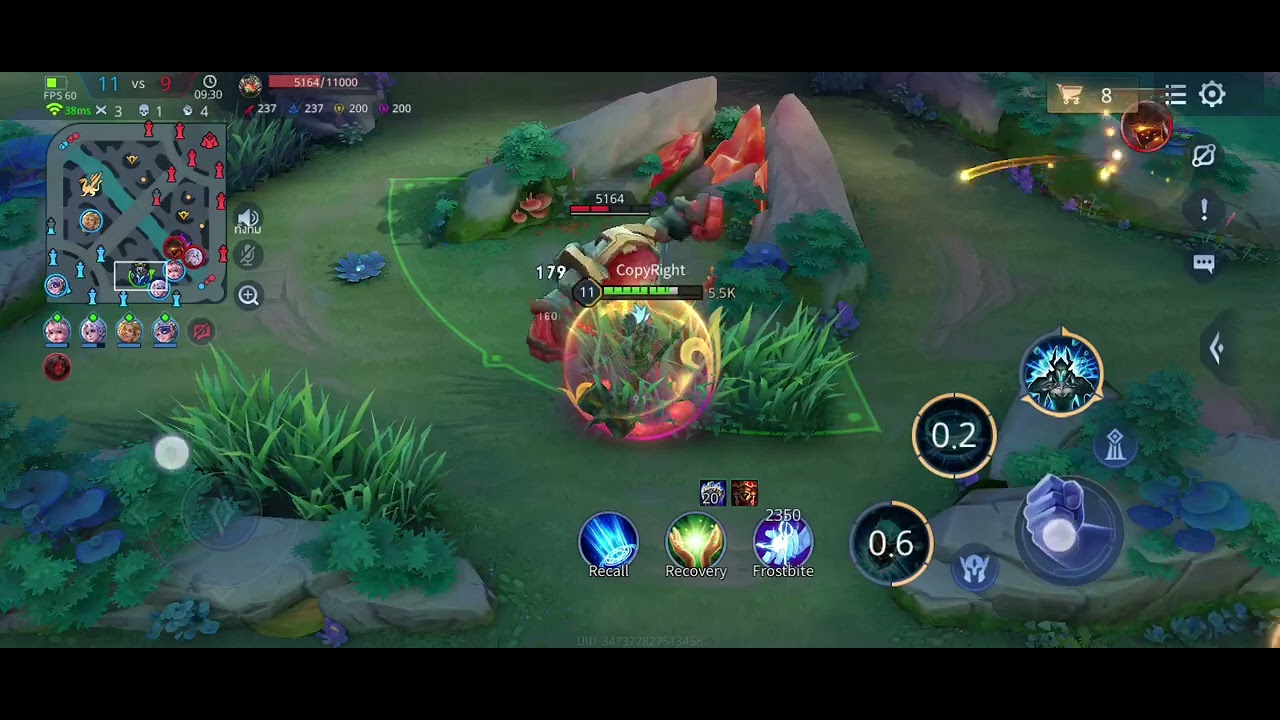 GamePlay ROV : Tara Jungle ft. อลิส แชทโลก vs มาลอชป่า - YouTube