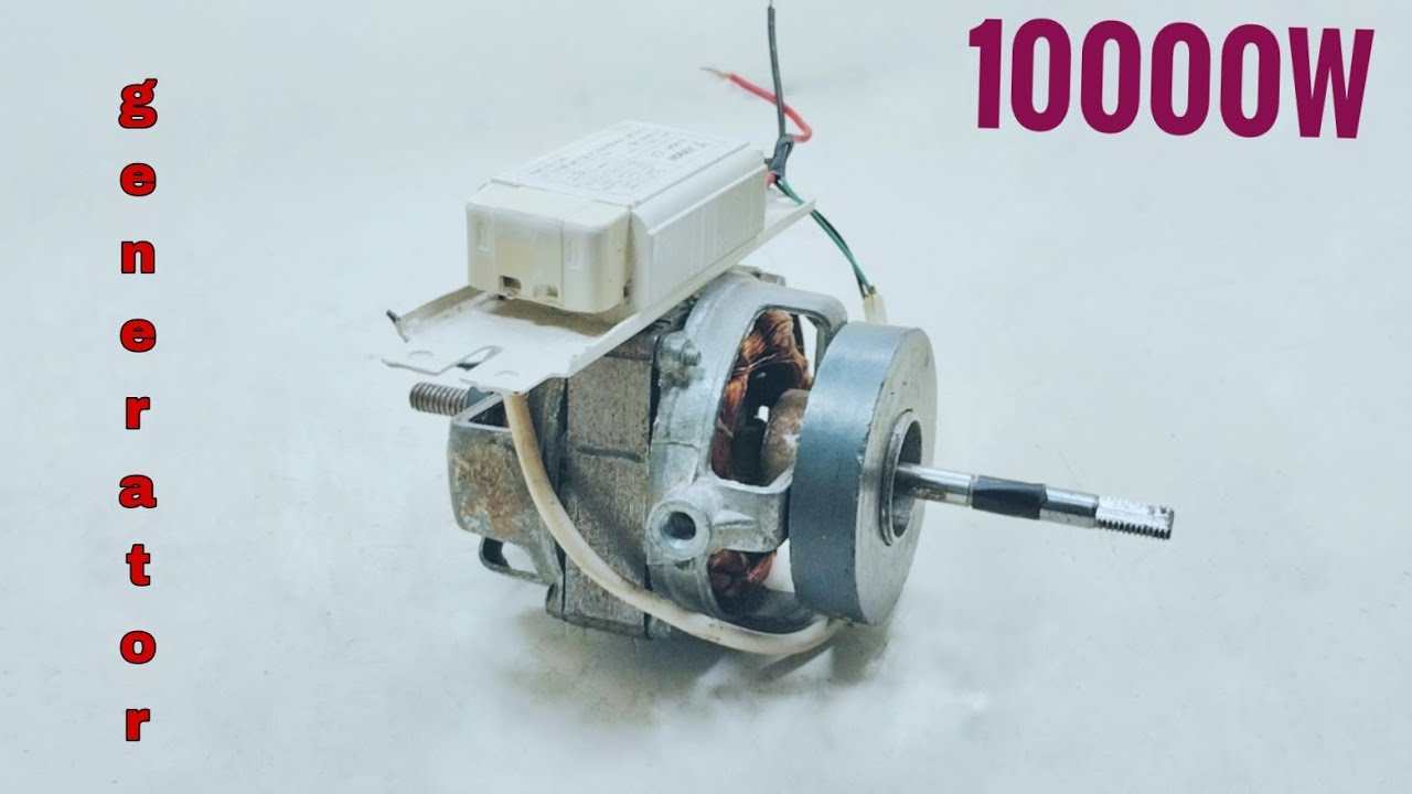 Electricity Idea 10000W 220V How To Make AC Current First Electric Free ...