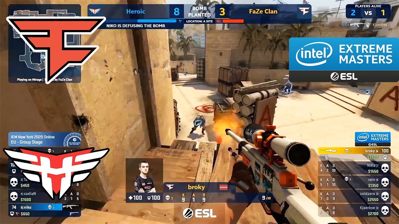FaZe vs Heroic - IEM New York - HIGHLIGHTS l CS:GO - YouTube