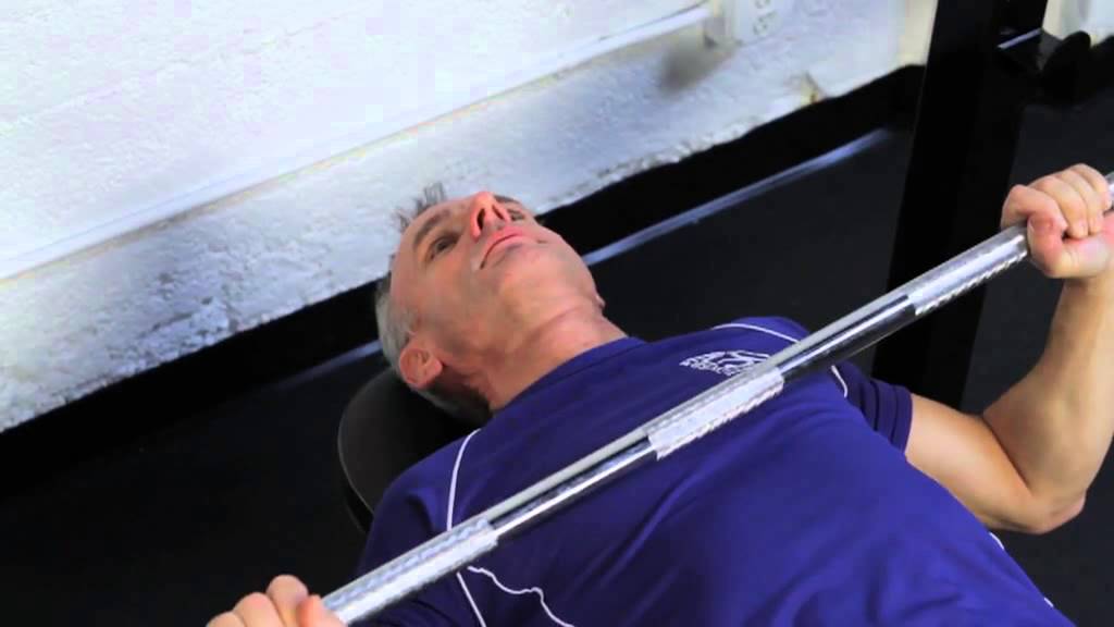 Chest - Flat Bench Barbell Press (C22) - YouTube