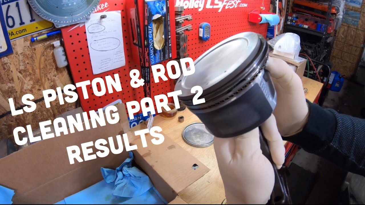 LS PISTON & ROD CLEANING, PART 2. RESULTS! - YouTube