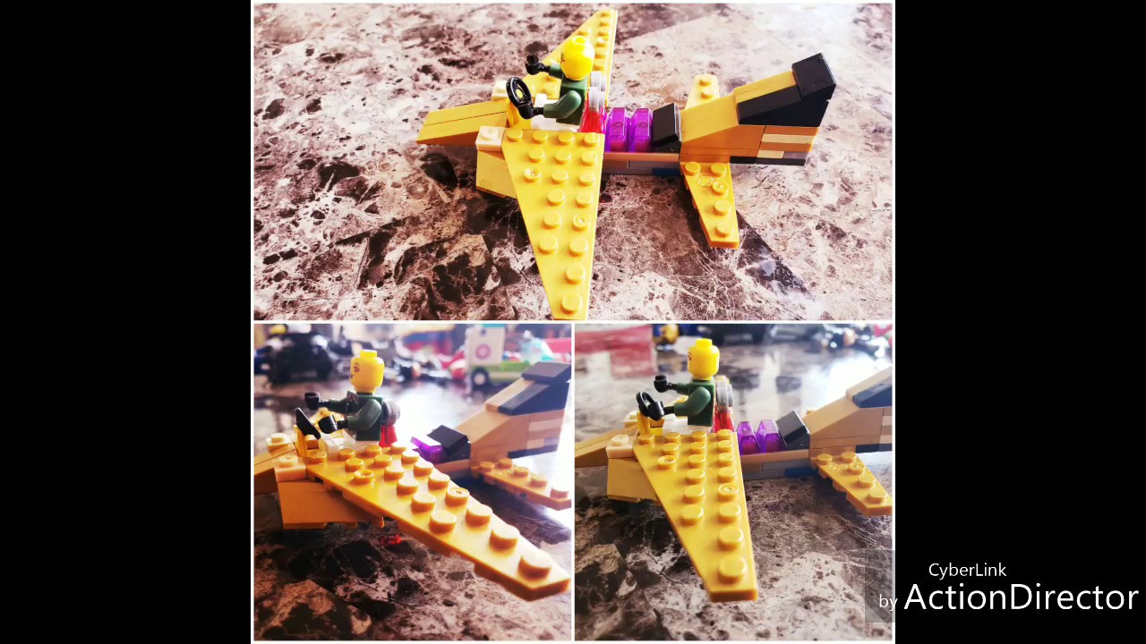 Lego Plane tutorial - How to build a mini Lego Aircraft - YouTube