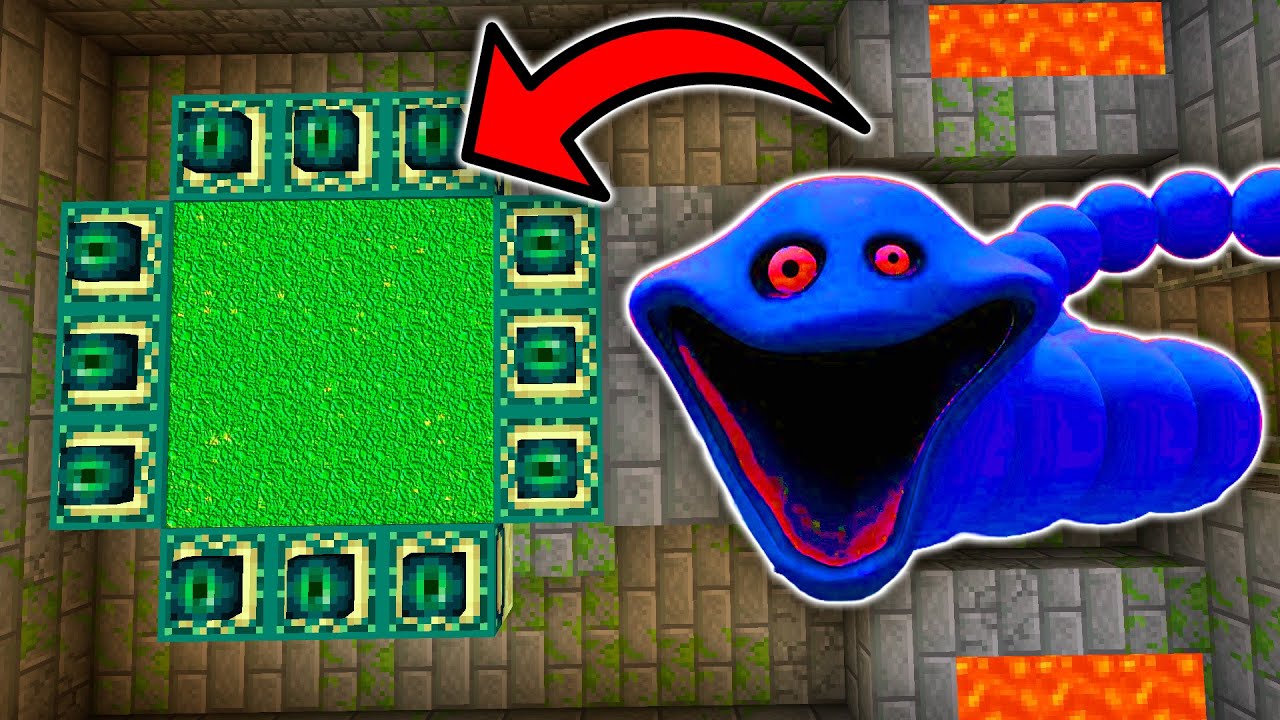How To Make A Portal To The HUNGRY WORM Dimension in Minecraft! PART 2 ...