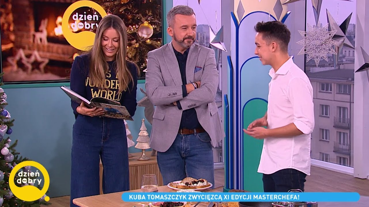 🏆ZWYCIĘZCA MASTERCHEFA🏆 Kuba Tomaszczyk w "Dzień Dobry TVN"! | DDTVN ...