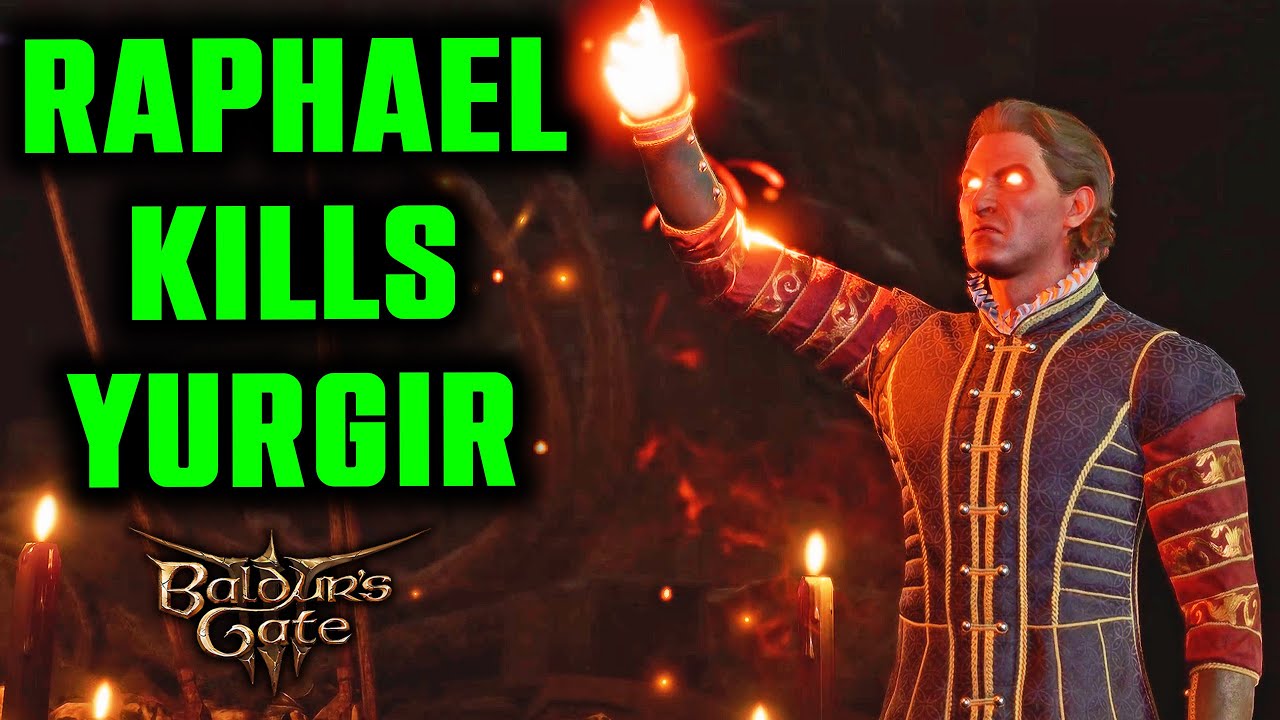 Raphael Kills Yurgir (Complete Scene) at Gauntlet of Shar | Baldur's ...