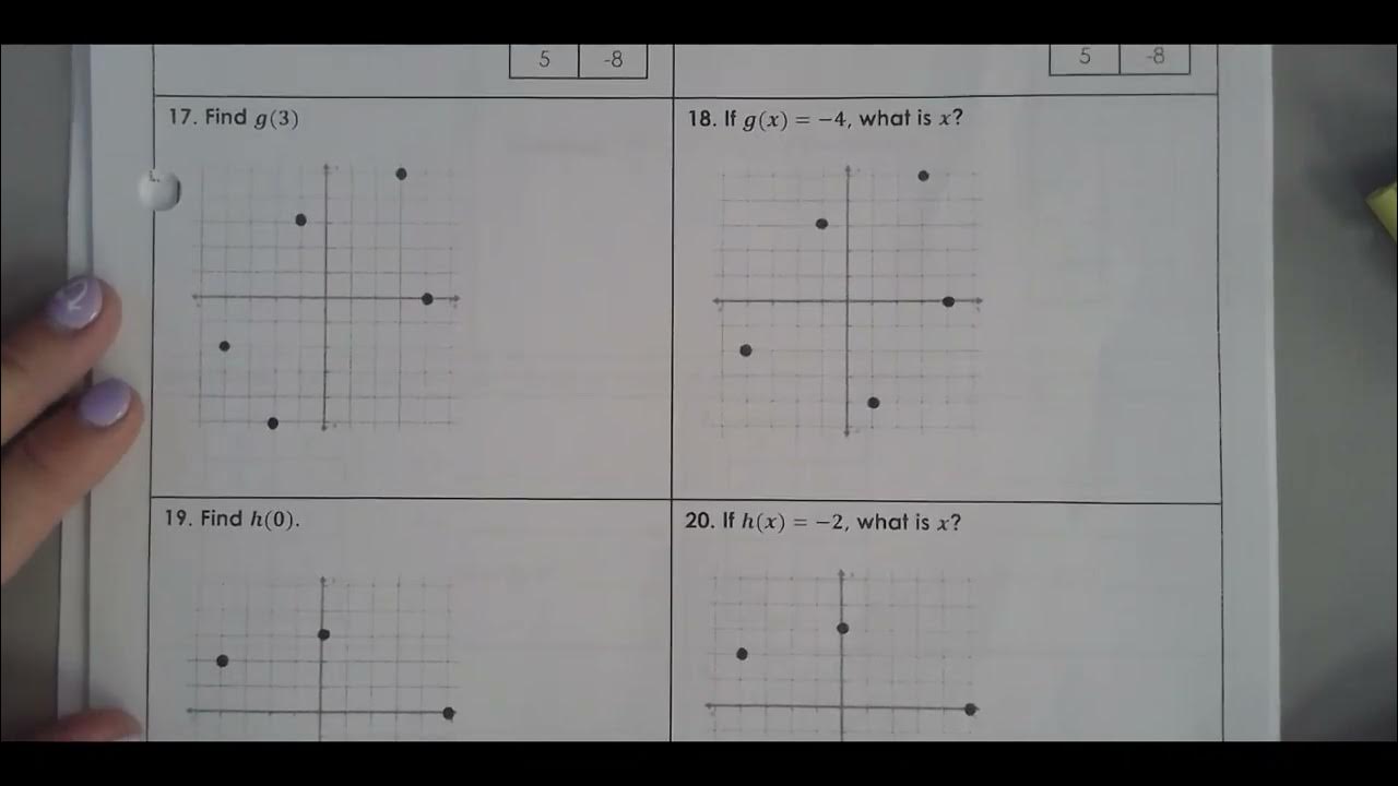 Advanced Algebra 2 - 1.1 Intro to Functions (Part 2) - YouTube