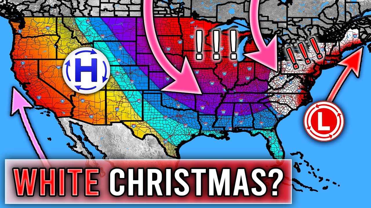 MAJOR Snowstorm to bring a White Christmas? Polar Vortex and East Coast ...